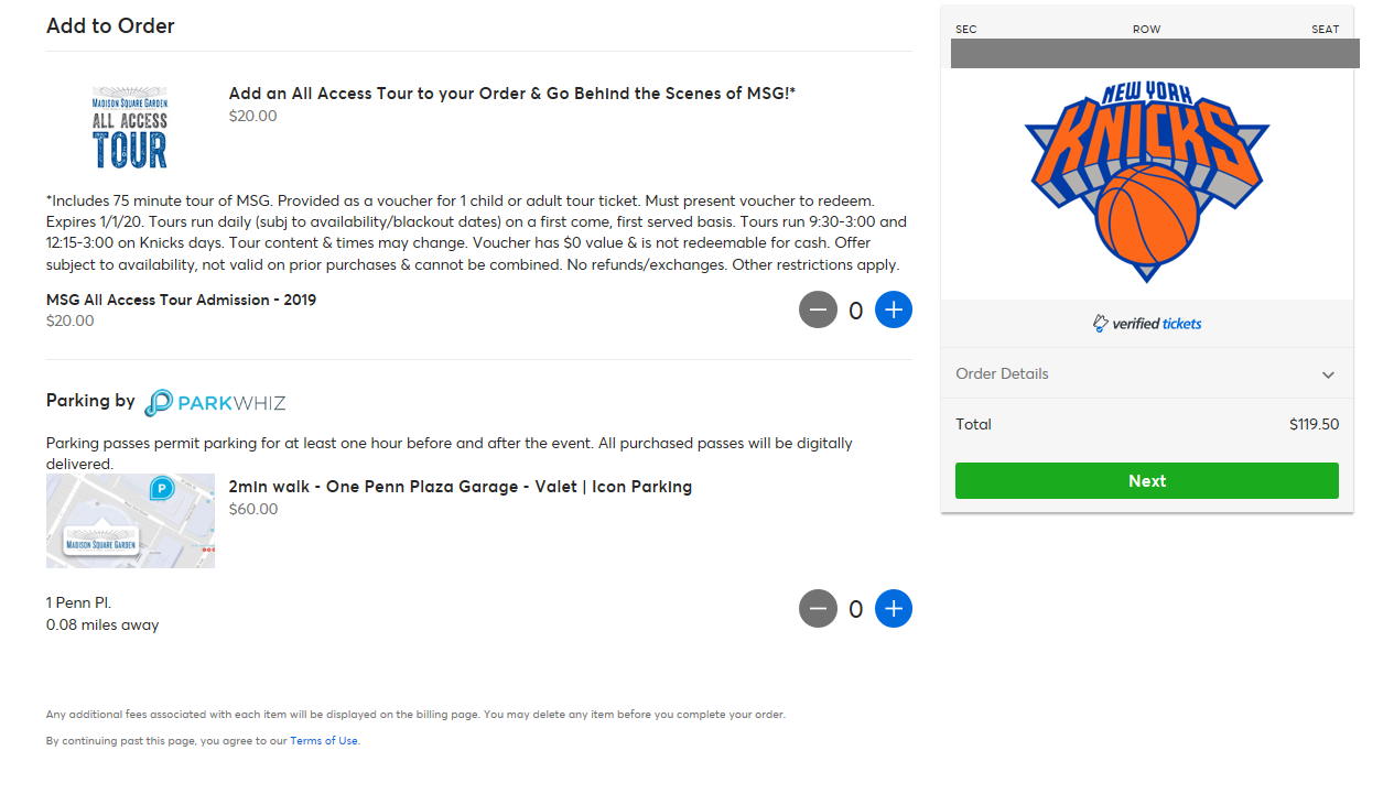 ticketmasterでのNBAのチケット購入方法とニューヨークでのNBA観戦方法を画像付きで解説 | アメリカ駐在員のカネとバラの日々